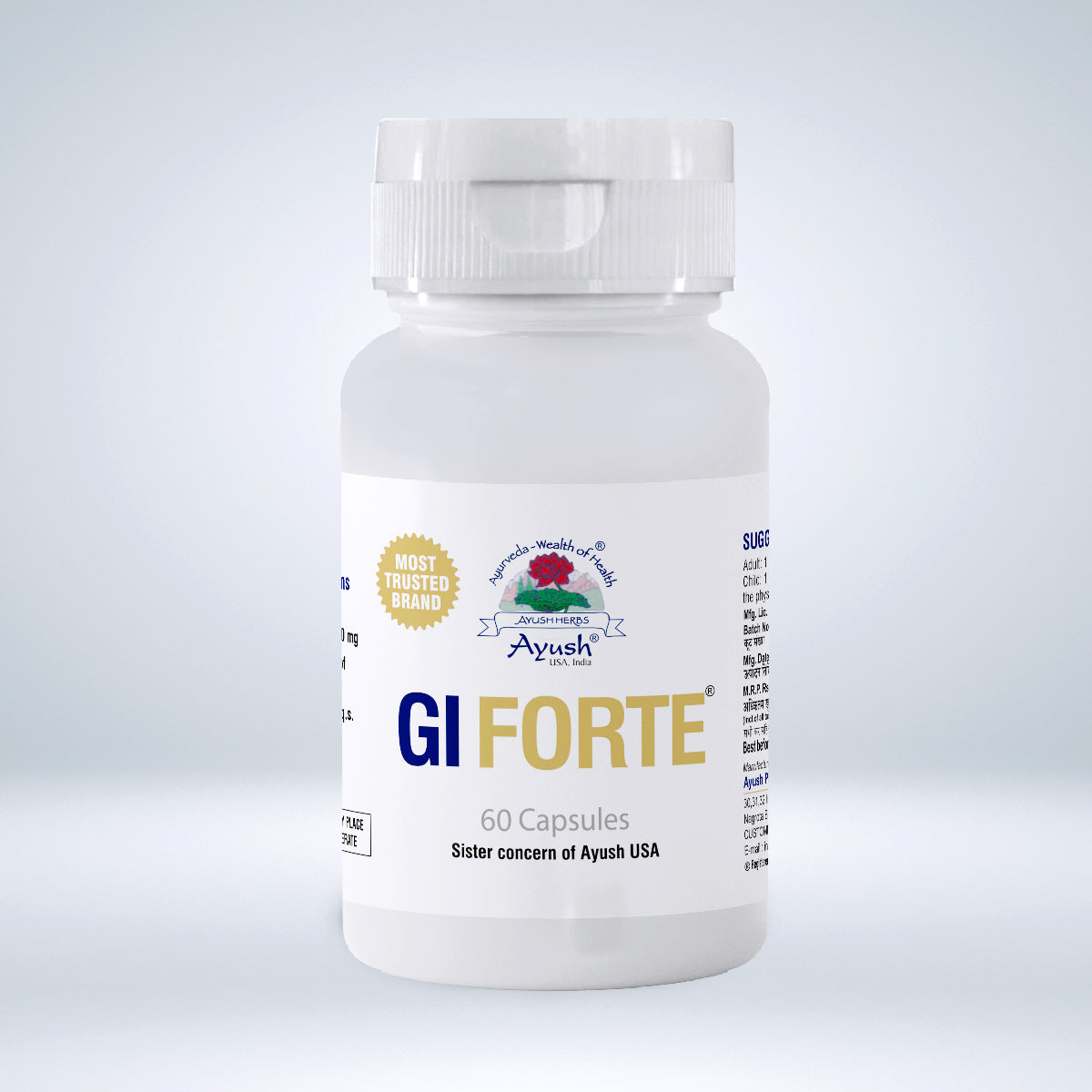 GI Forte Capsules – Herbal Formula for Gut Health